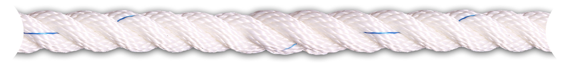 3 strand pre stretched polyester marine rope for sale UK